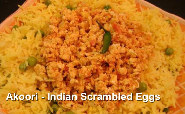 Akoori - Indian Scrambled Eggs - Indian Recipes