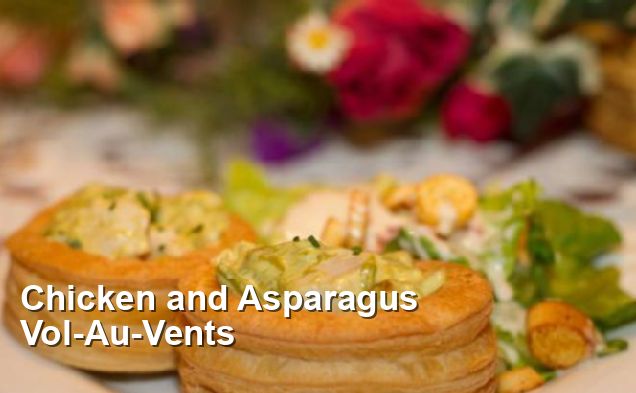 Chicken and Asparagus Vol-Au-Vents - Gluten Free Recipes