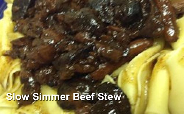 Slow Simmer Beef Stew - Lunch Recipes