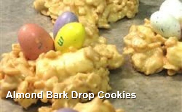 Almond Bark Drop Cookies - Dairy Free Recipes