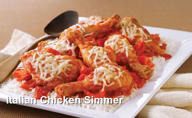 Italian Chicken Simmer - Mediterranean Recipes