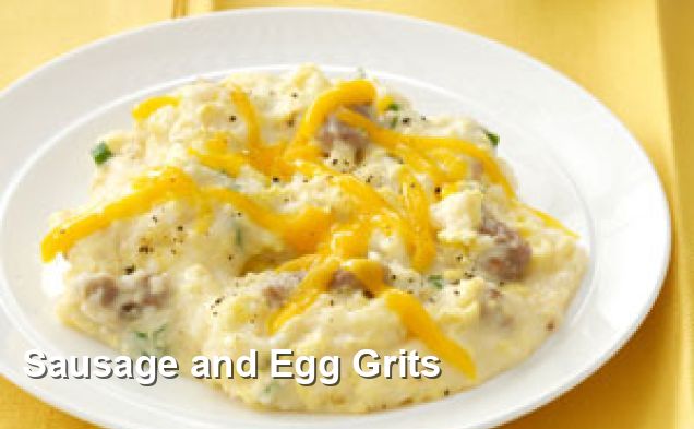 Sausage and Egg Grits - Southern Recipes