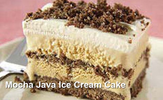 Mocha Java Ice Cream Cake - Dairy Free Recipes